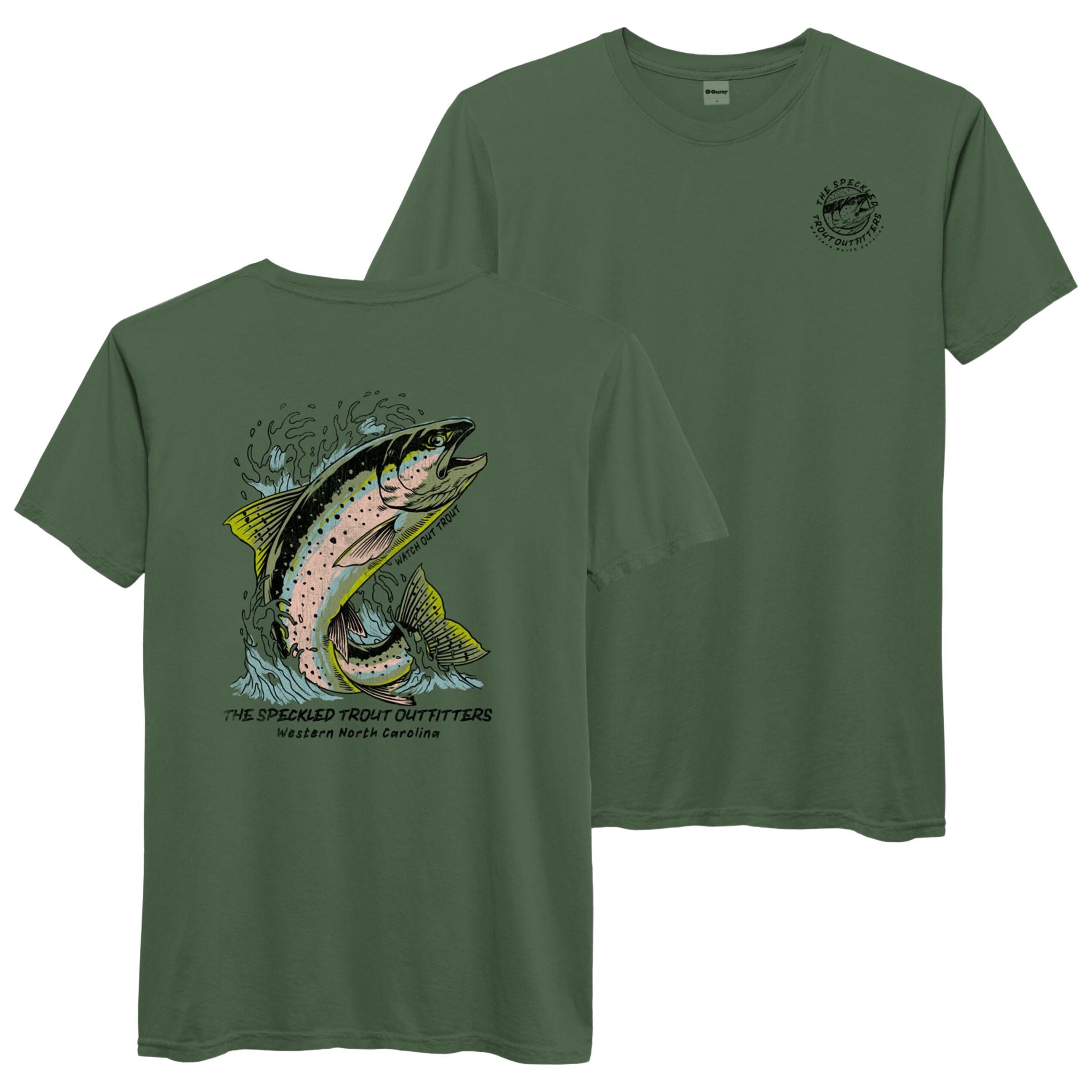 TSTO Fish Out of Water SS T-shirt – The Speckled Trout Outfitters